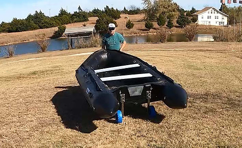 bris-inflatable-boat-with-transom-wheels | Mike and Rick Outdoors