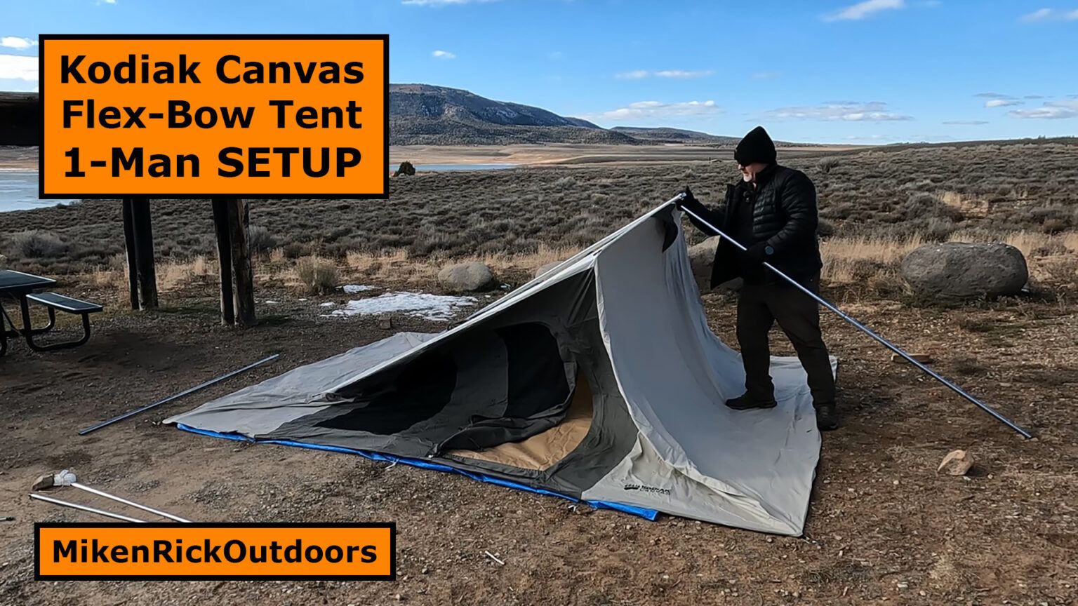 How to Set Up a Kodiak Canvas Flex-Bow Tent | Mike and Rick Outdoors