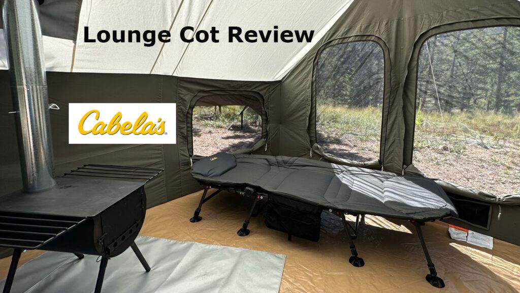 Cabelas Lounge Cot Review | Mike and Rick Outdoors